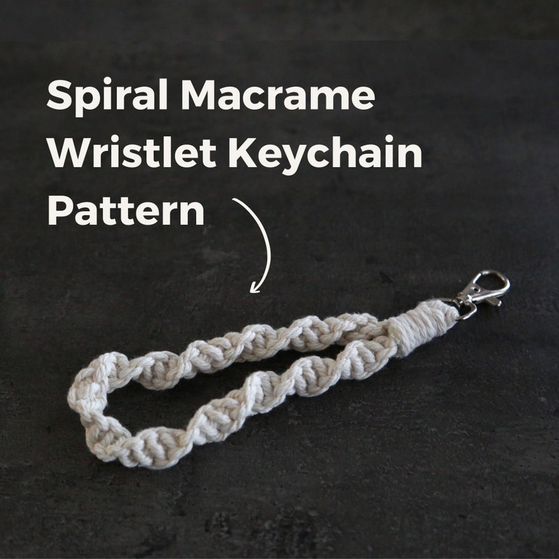 Macrame Keychain - Etsy