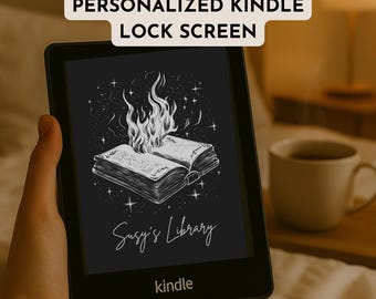 Custom Kindle Lock Screen: Personalized Wallpaper (digital Download) - Etsy