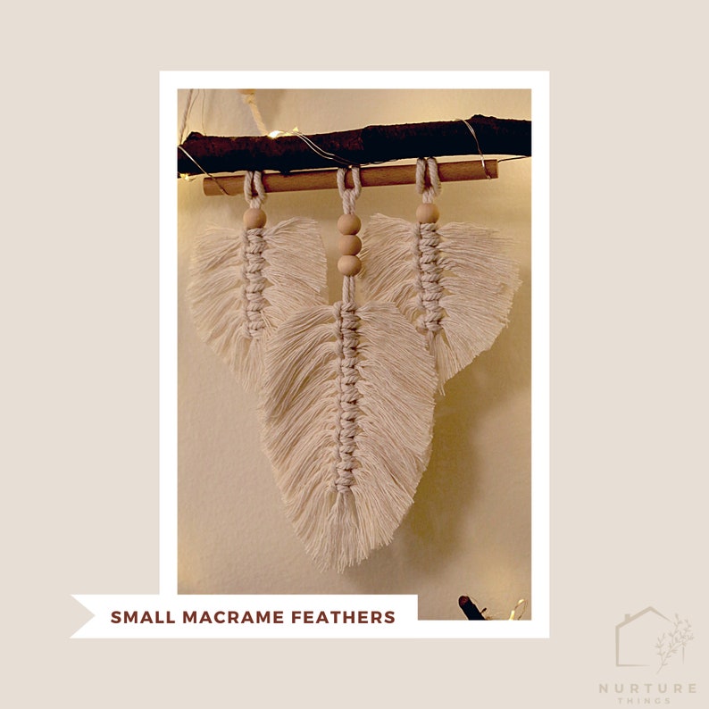 Feather Macrame Pattern Beginner / Leaf Tutorial / Step by - Etsy
