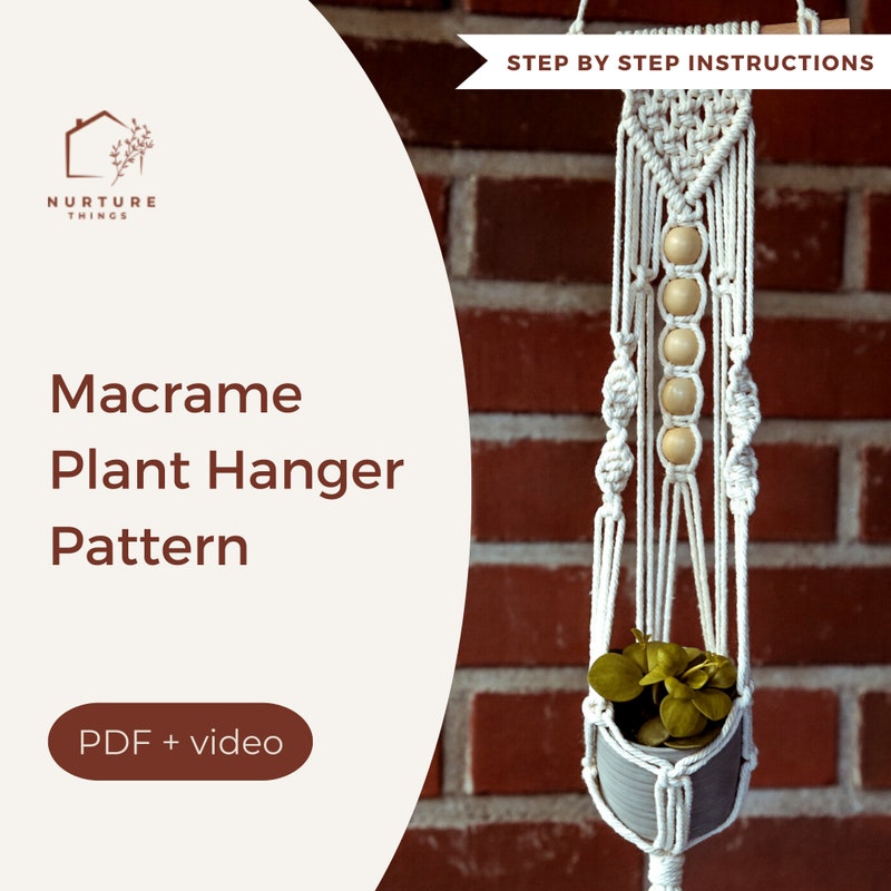 Macrame Pot Holder - Etsy