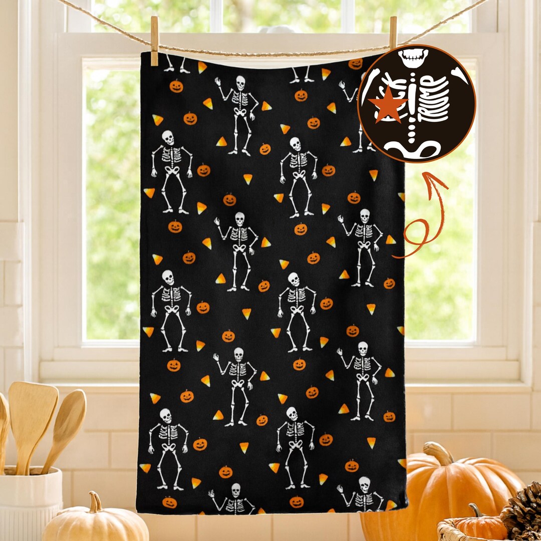 Funny Political Halloween Hand Towel: FDT Skeleton Bathroom Decor - Etsy