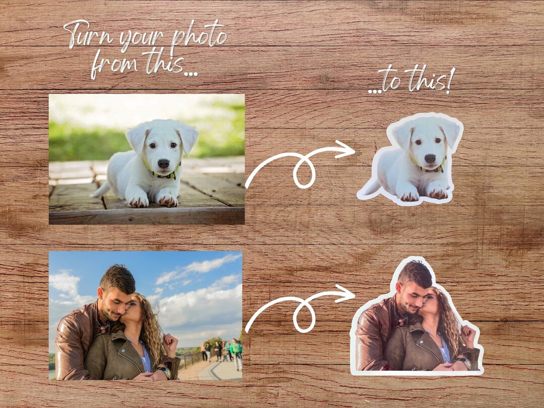 Custom Waterproof Photo Sticker, Personalized Photo Sticker, Photo ...