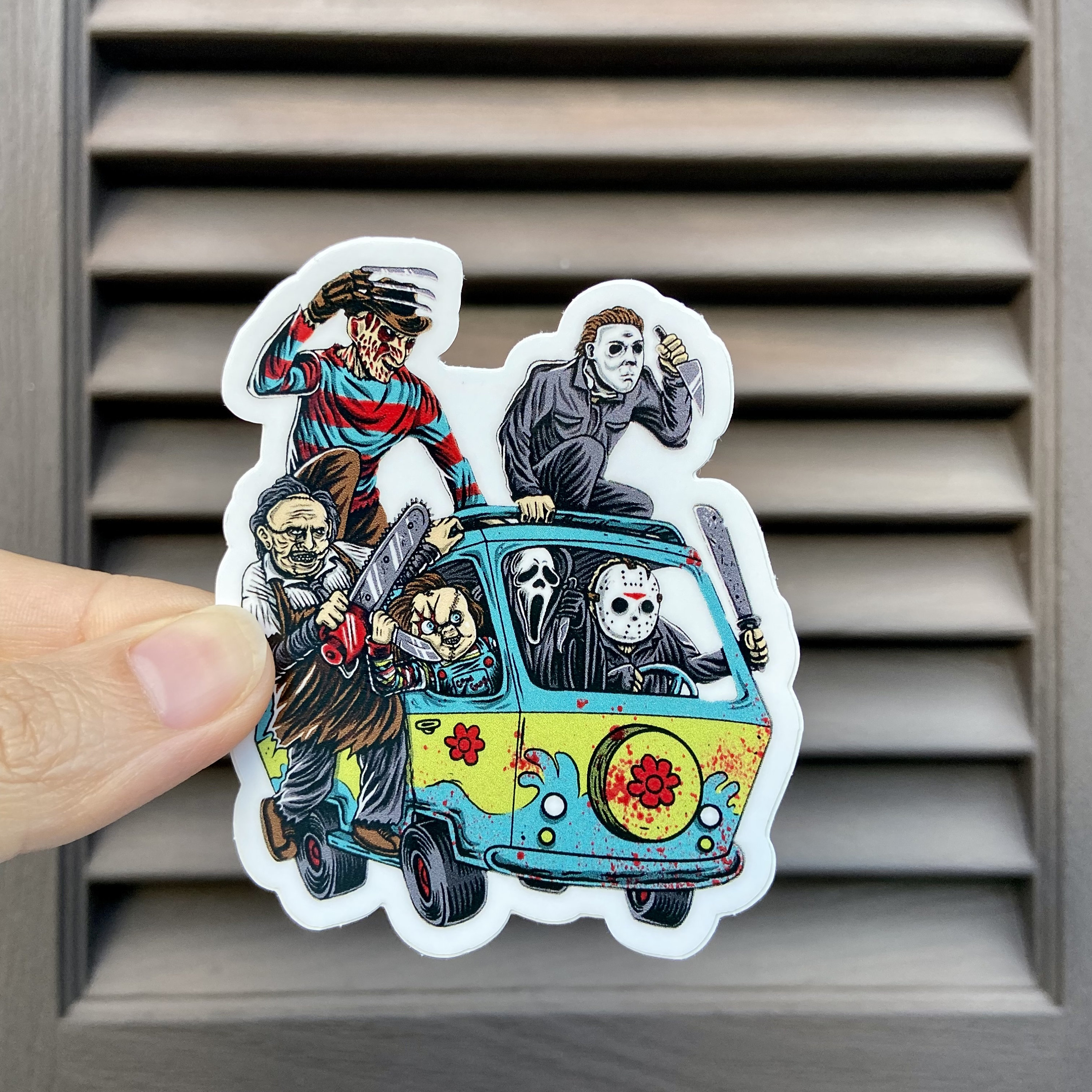 Horror Movie Stickers Scary Spooky Stickers Ghost Sticker - Etsy