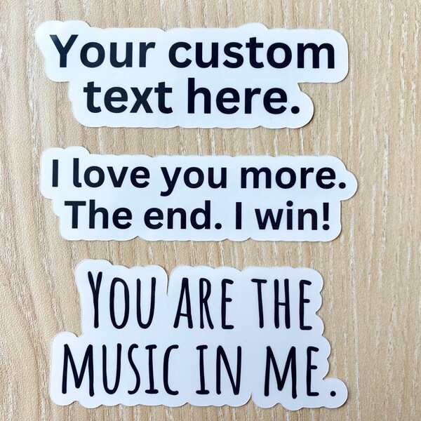 Custom Stickers - Etsy