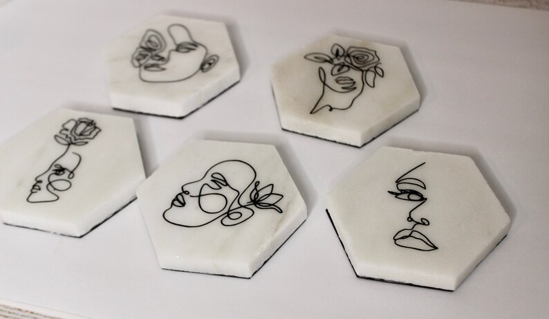 Abstract Marble Tile Sewing Pattern Weights Set of 5 3 - Etsy