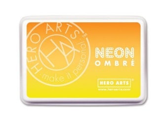 Ombre Ink Pad Set of 4 Starter Kit Mint Green Navy Blue Pink to Red ...