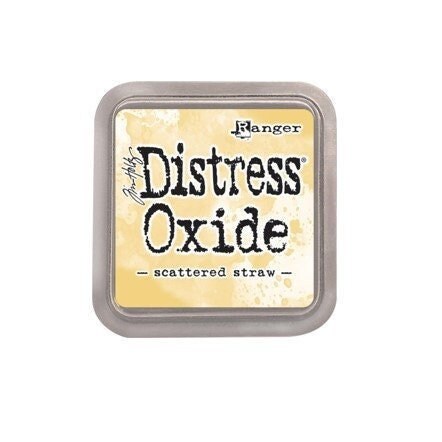 Scattered Straw Ink Pad Ranger Distress Oxide Yellow Tim Holtz Unique ...
