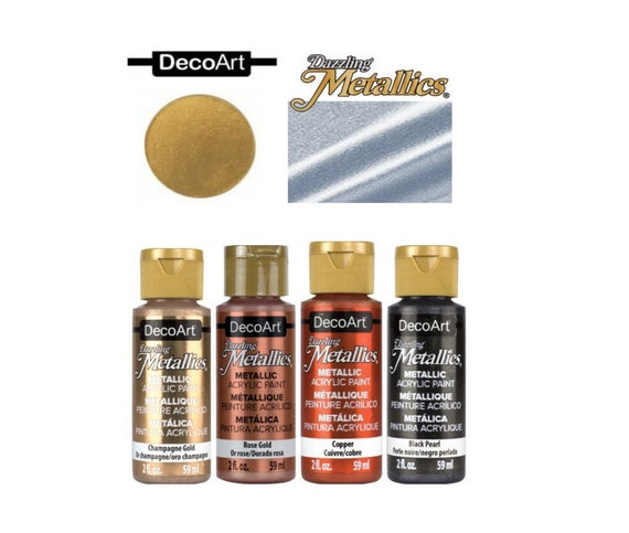 Deco Art Dazzling Metallics 2 Oz Paint Set of 4 Bundle 6 - Etsy