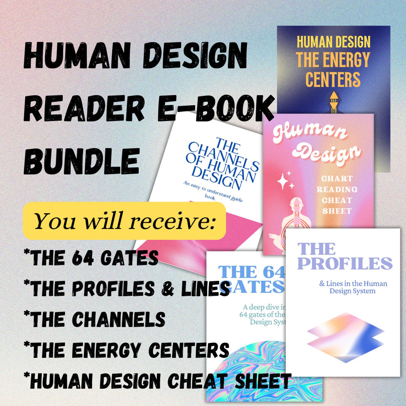 Human Design Reader Bundle 5 Ebooks Reading Human Design Charts | Human ...