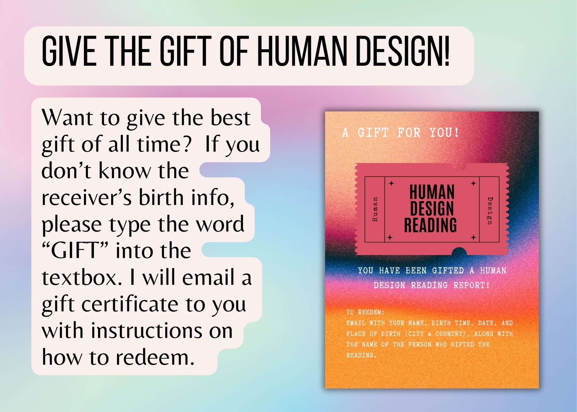 Human Design Chart Reading / Human Design Report / Human Design ...