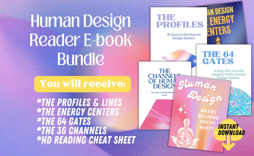 Human Design Reader Bundle 5 Ebooks Reading Human Design - Etsy