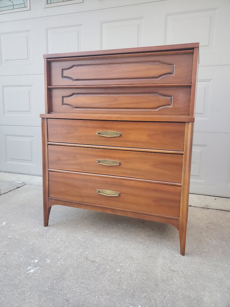 Vintage Kent Coffey Tall Dresser Gentlemen's Chest Marquee Modern - Etsy