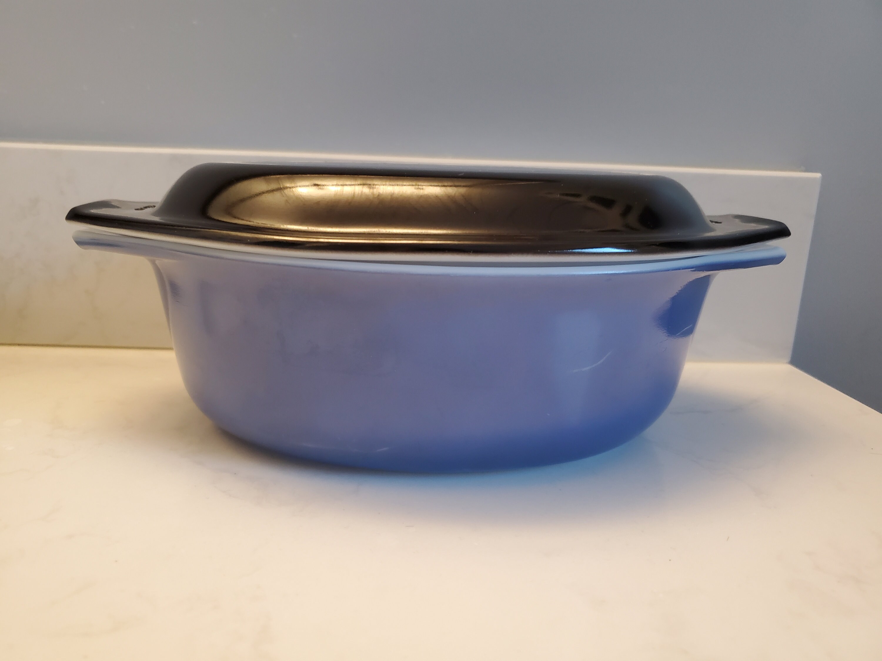 Vintage Pyrex Midnight Bloom Casserole Dish With Lid - Etsy