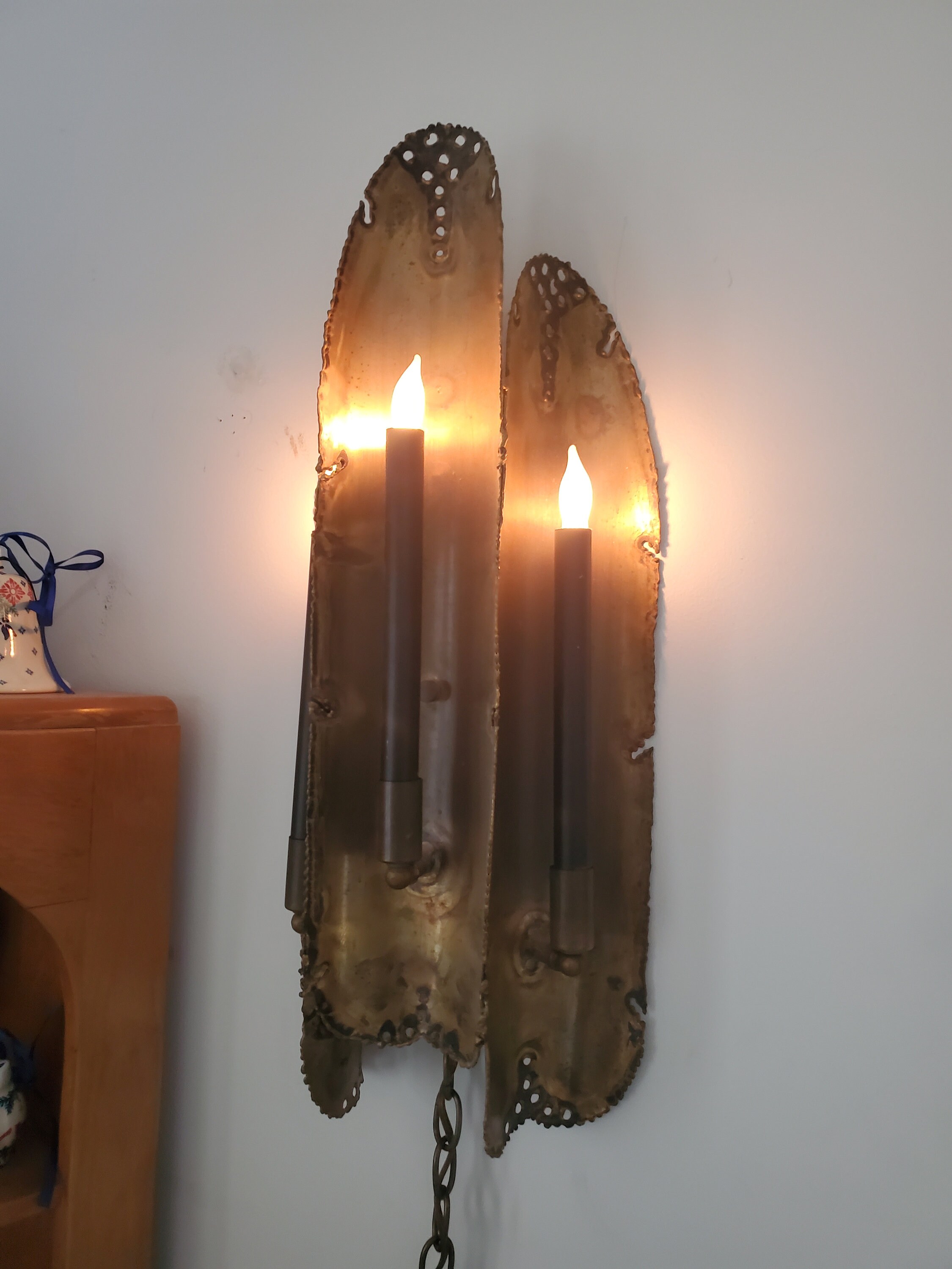 Vintagetom Greene Brutalist Light Fixture Wall Sconces - Etsy