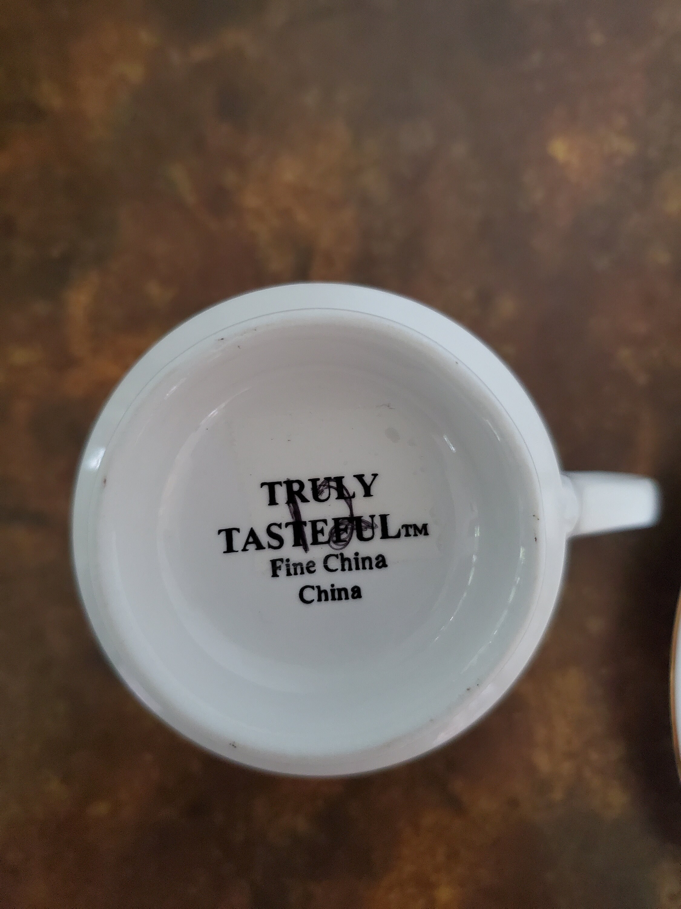 Vintage Truly Tasteful Tea Cup and Saucer - Etsy