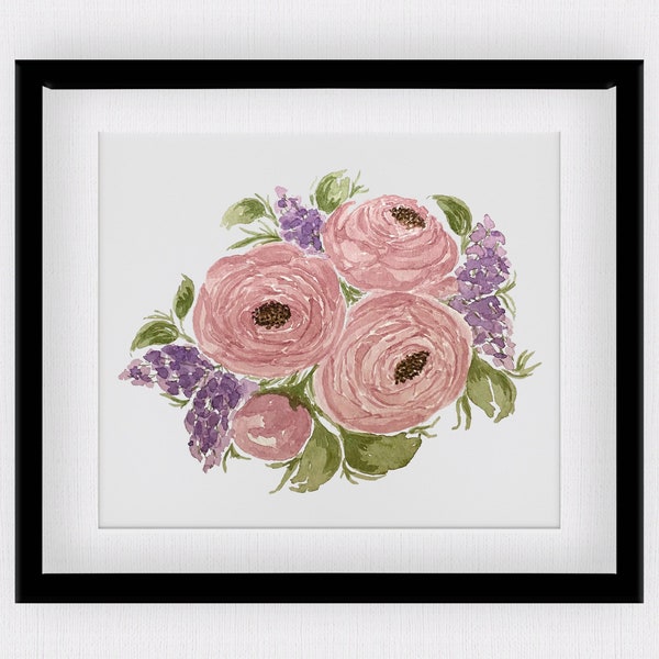 Ranunculus Art - Etsy