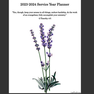 2023-2024 JW Service Planner-purple - Etsy