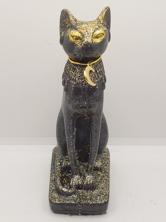 Bast Statue Bast Figurine Bast Bastet Egypt Cat Black | Etsy