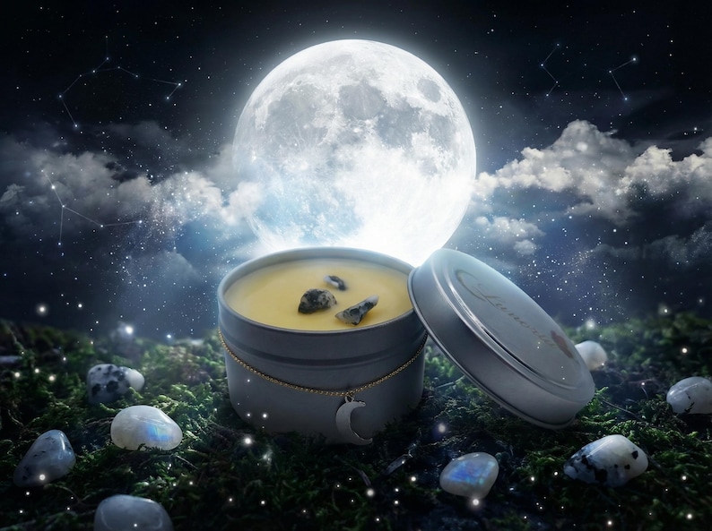 Lunar Balm, Full Moon Balm, Full Moon, Moon Water, Moonstone - Etsy