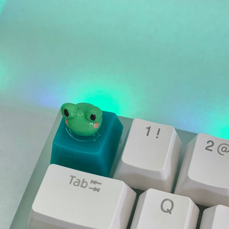 Froggy Artisan Keycap - Etsy