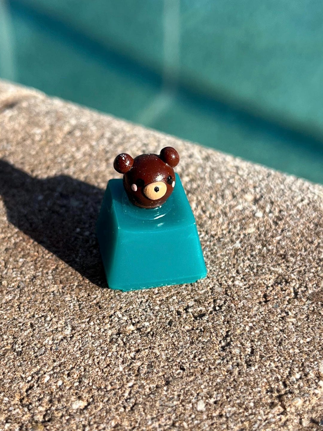 Brown Bear Artisan Keycap - Etsy