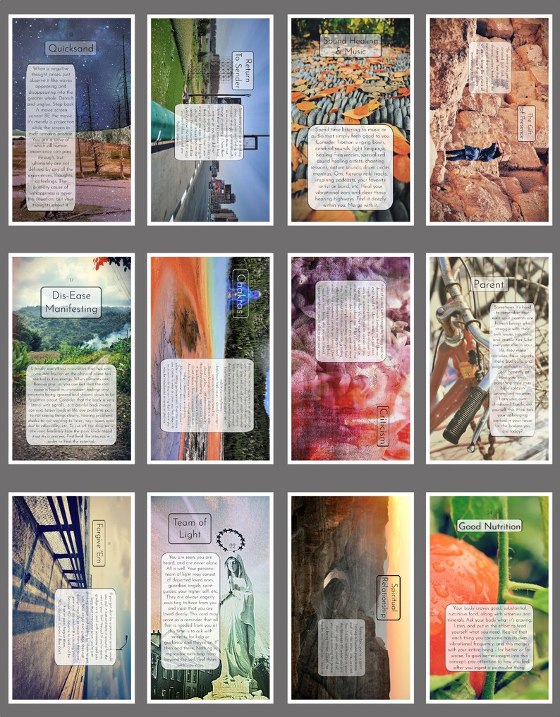 The Ladder, 110-card Oracle Deck With Written Messages for Mental ...