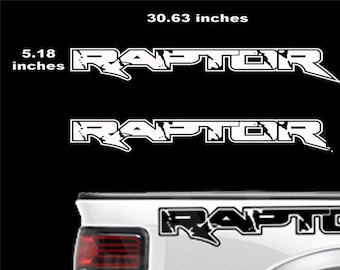 Raptor Side Decal - Etsy