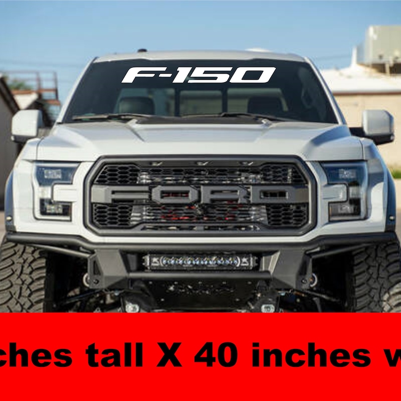 Ford F150 Windshield Decal - Etsy