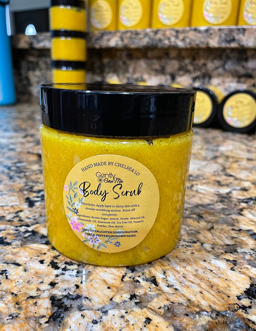 Tumeric Body Scrub by Gently Cure Me - Etsy
