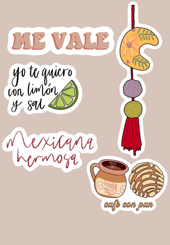 Mexicana Hermosa Sticker Pack | Etsy
