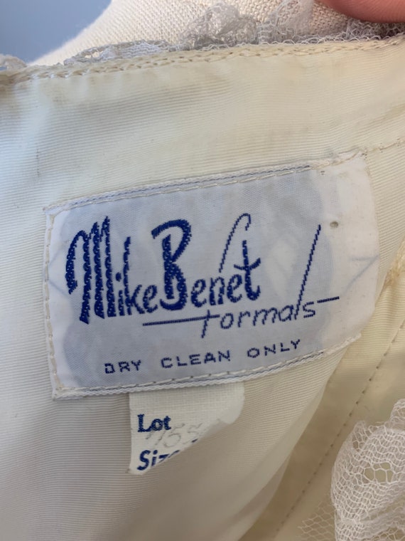 1950’s Mike Benet Formals Multi-Tier Lace Dress Red S… - Gem