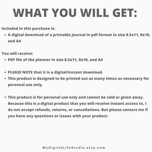 Printable Journal | 90-day Journal | Prompts | Healthy Choices ...