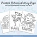 Printable Halloween Coloring Pages | Witch | Pumpkin | Black Cat | Bats ...