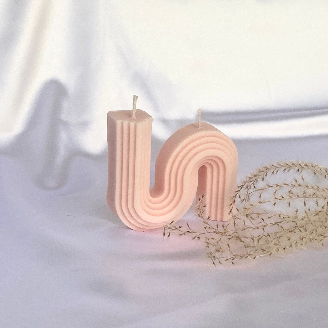 Modern Candle U Shaped Candle S Shaped Candle Pearl Candle - Etsy