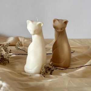 Cat Candle, Cute Cat Candle, Big Cat Candle, Cat Lover Gift, Kitty ...