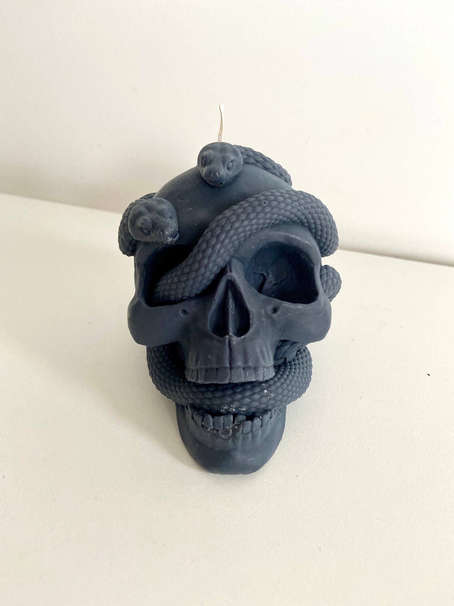 Skull Snake Candle Gothic Witch Candle Homemade Soy Candle - Etsy