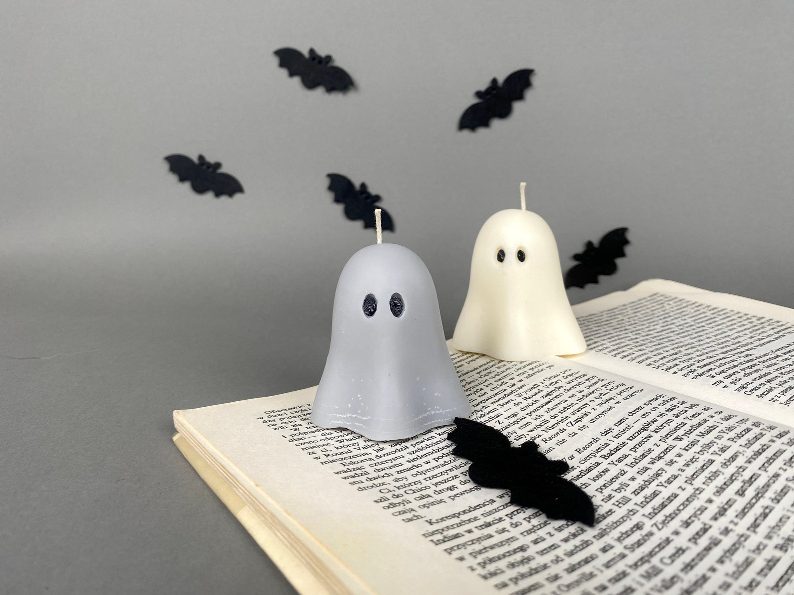 Cute Ghost Candle Halloween Candle Gothic Home Decor - Etsy