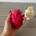 Anatomical Heart Shaped Candle, Heart Candle, Human Heart Organ, Love ...
