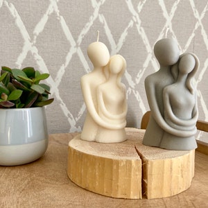 Couple Candle, HUG Candle, Lovers Soy Candle, Valentines Day Gift ...