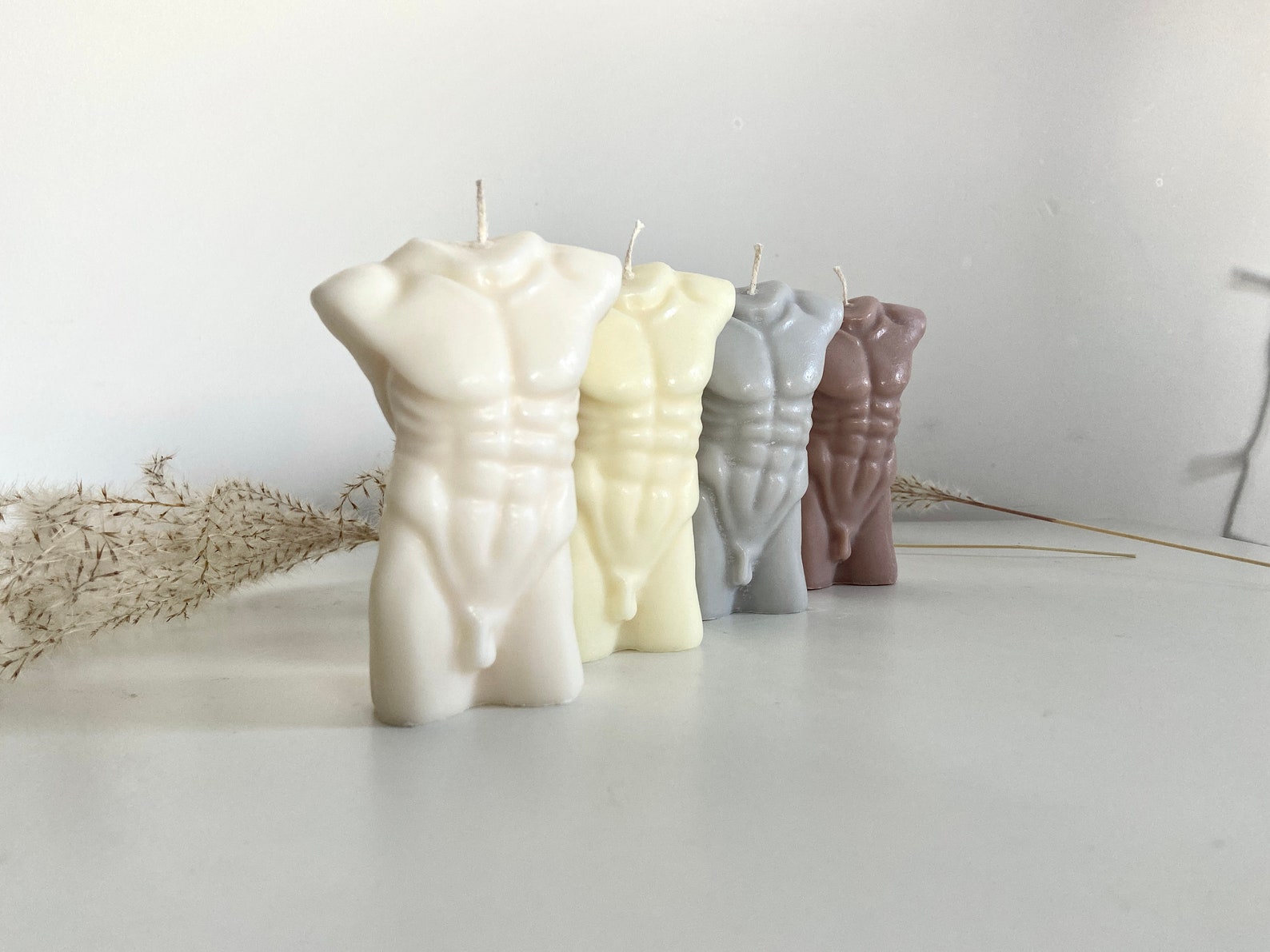 Male Body Candle, Man Torso Candle,naked Men Figure Candle, Male Body ...