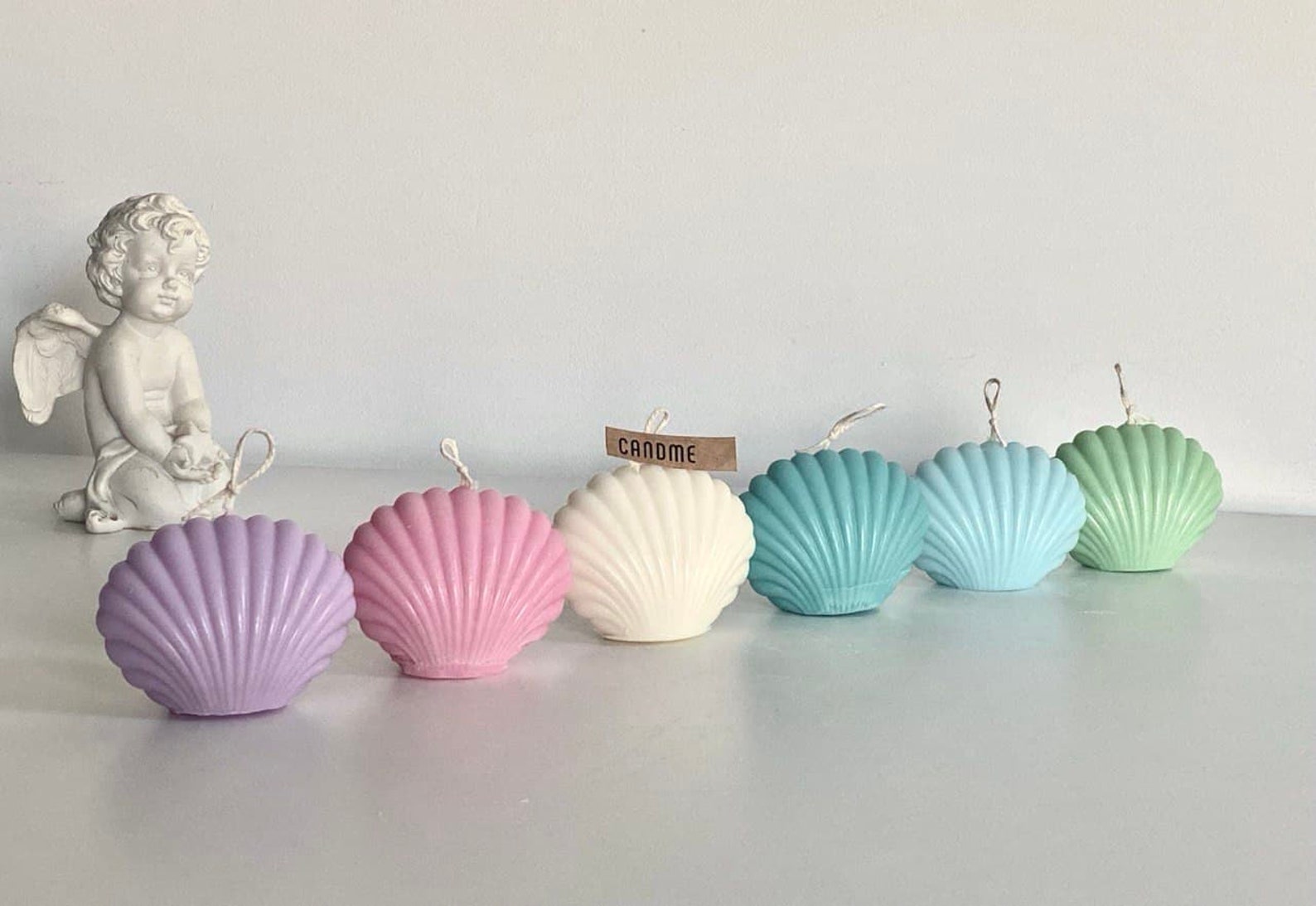 Sea Shell Candle Shell Soy Wax Candles Gift Candle Handmade - Etsy