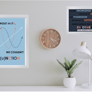 The Mathematician Poster Pack (palette 2) - Etsy