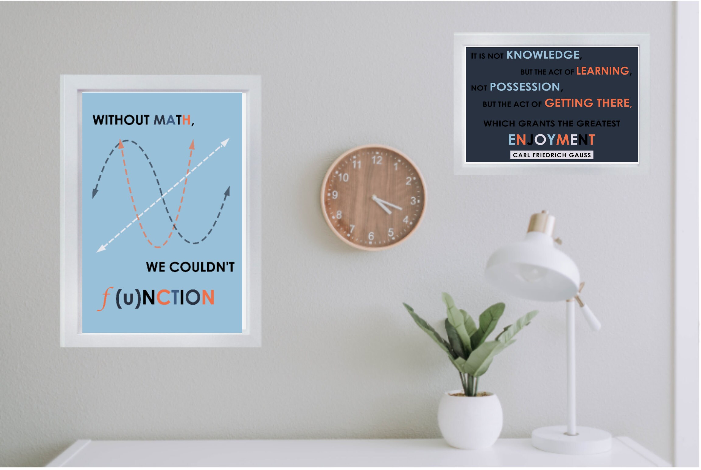 The Mathematician Poster Pack palette 2 | Etsy