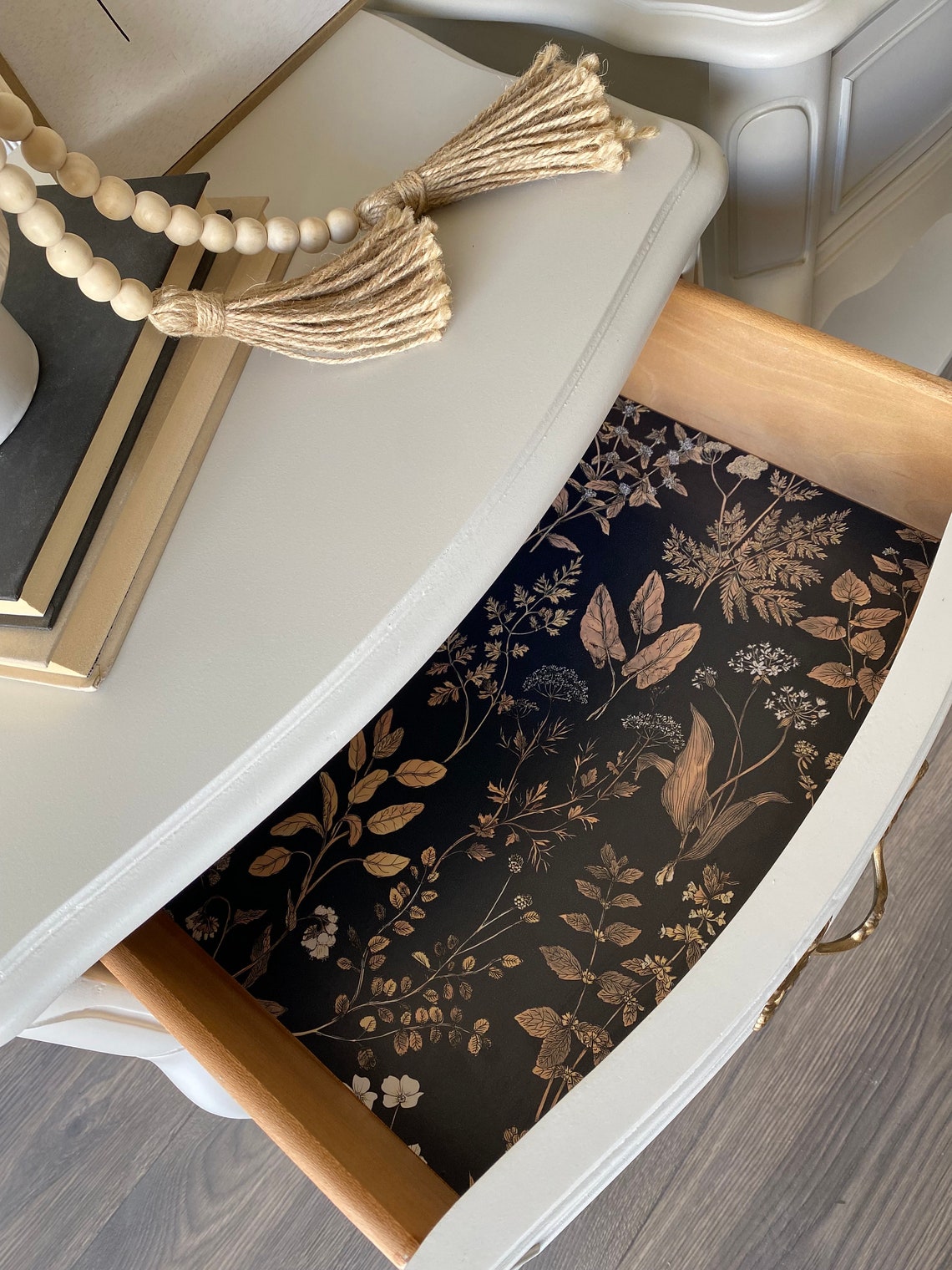 SOLD French Provincial Vintage Dresser Mirror Nightstands Set Changing ...