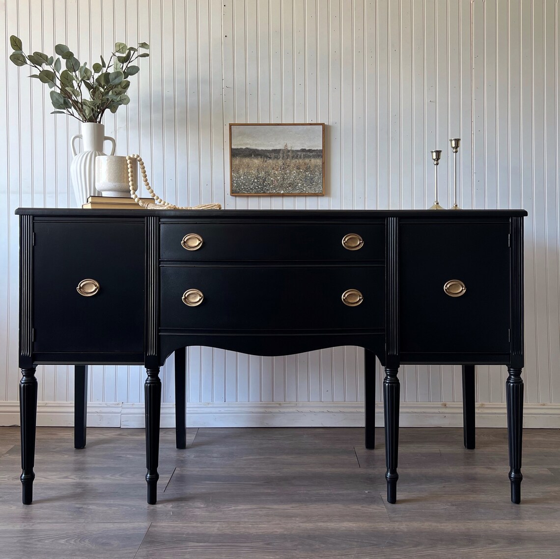 Modern Solid Wood Buffet Foyer Entry Table Sideboard Dining Room ...