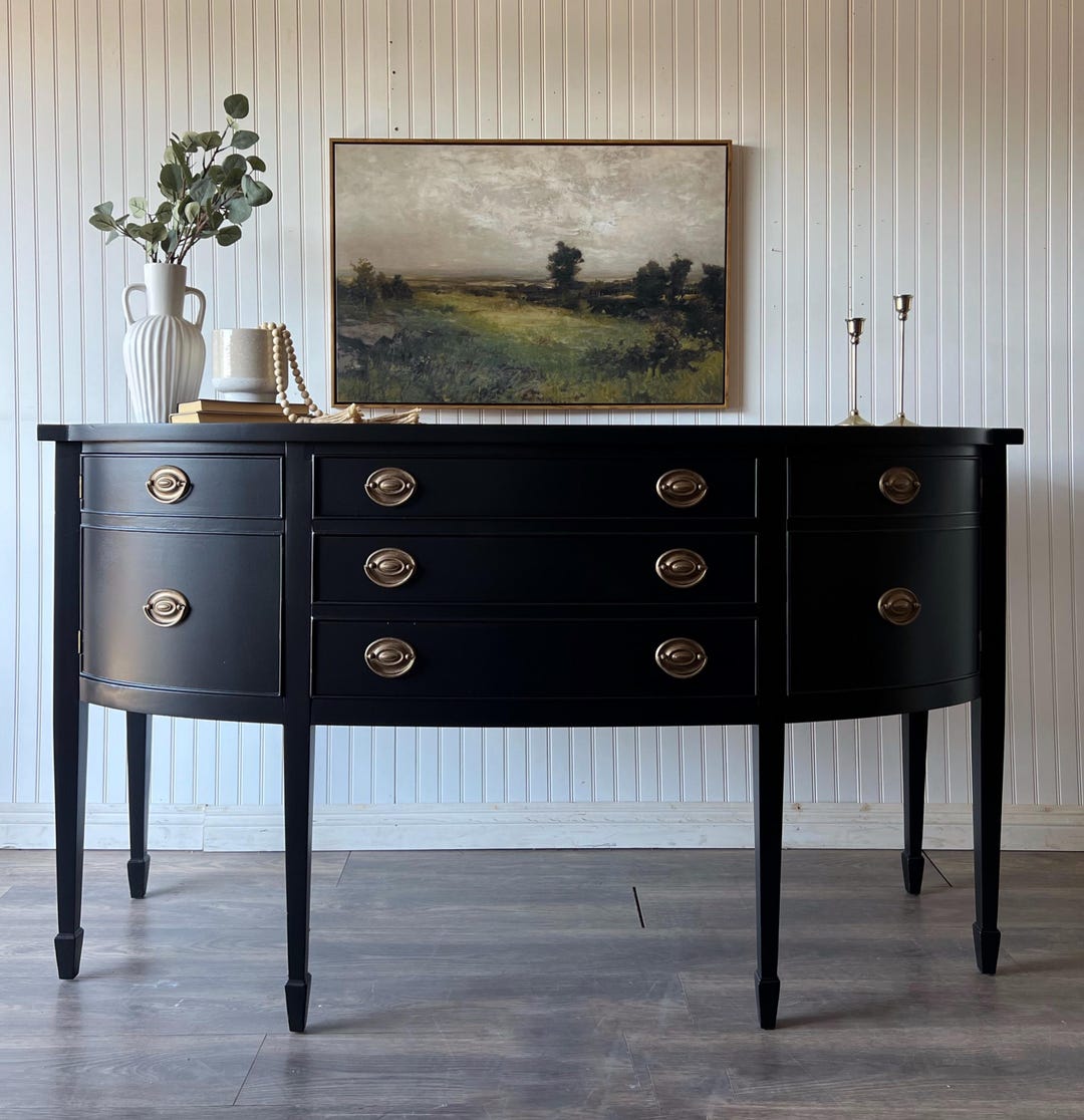 Modern Solid Wood Buffet Foyer Entry Table Sideboard Dining Room ...