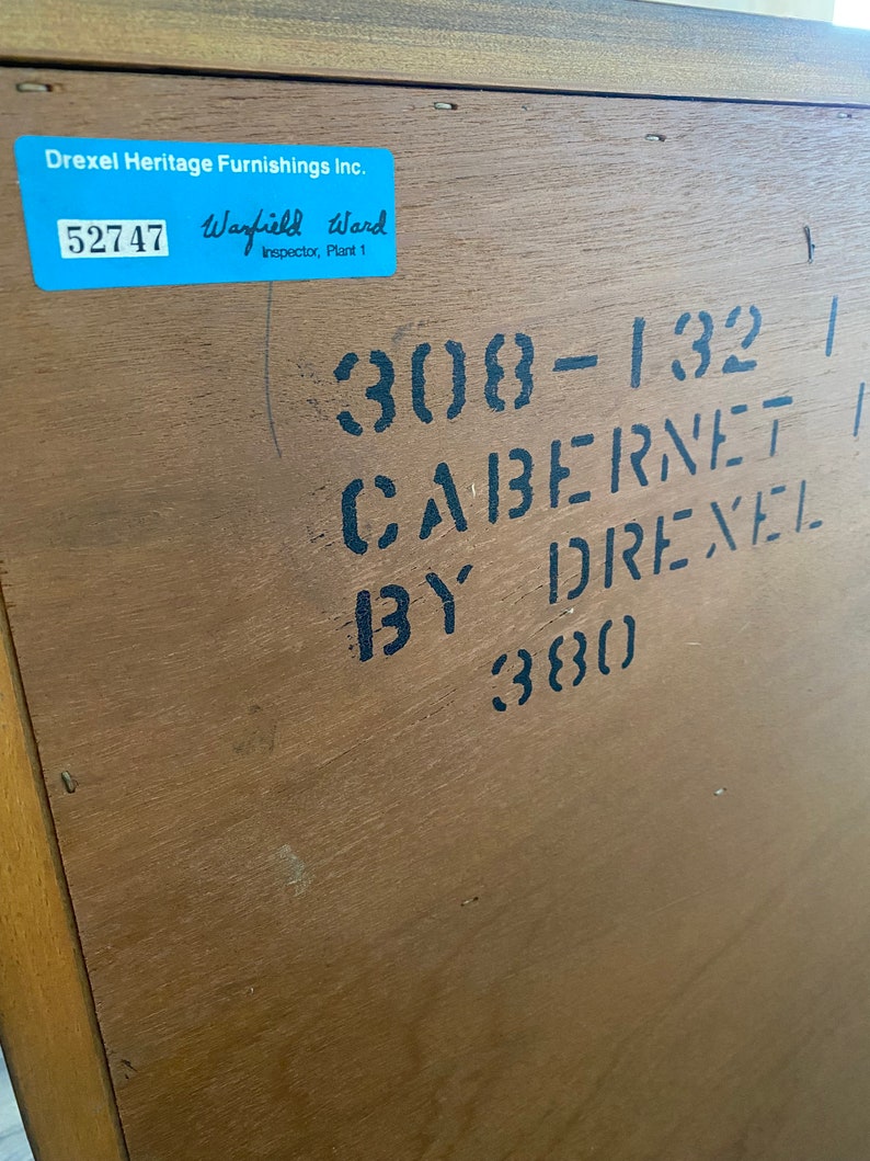 Vintage French Provincial Country Farmhouse 9 Drawer Dresser Buffet ...