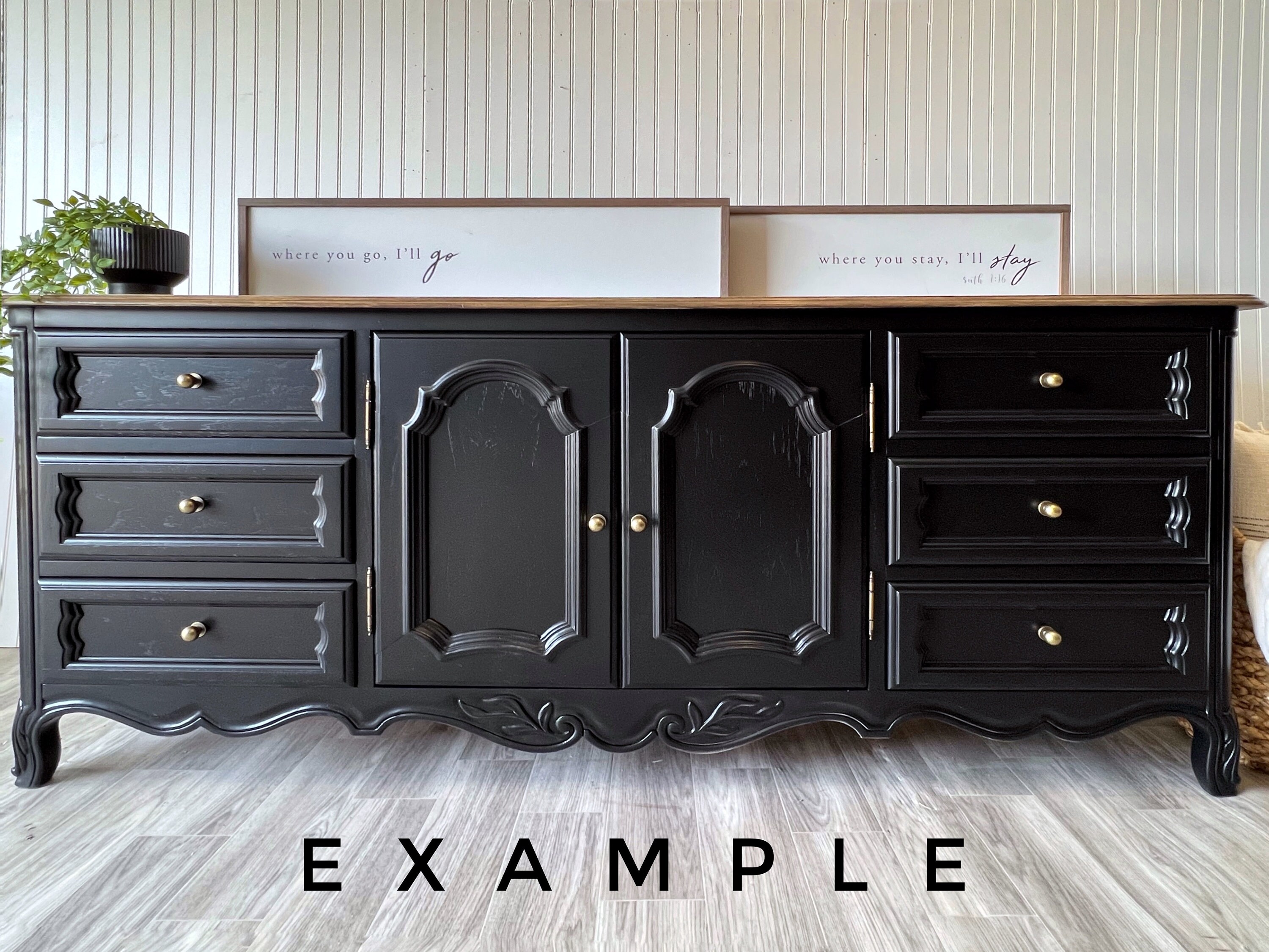 PAINT ME Vintage French Provincial Country Farmhouse Dresser and ...