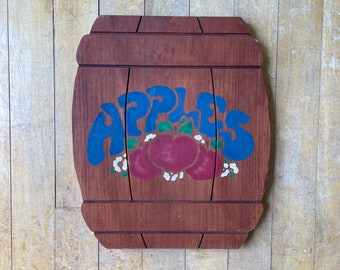 Vintage Apples Sign - Etsy