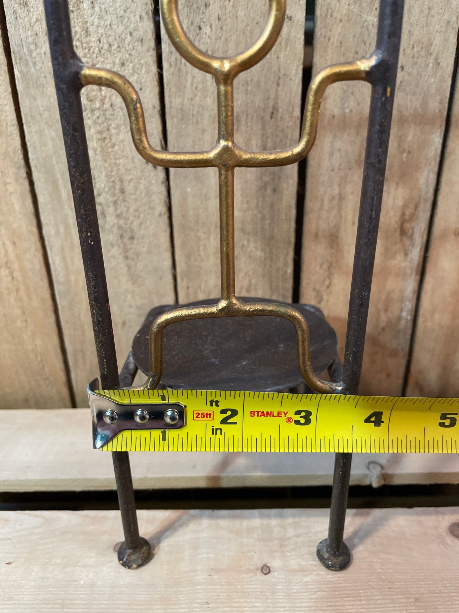 Vintage Metal Stick Figure Candle Holder | Etsy